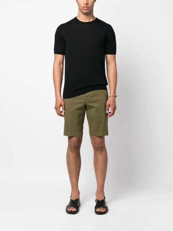 PT TORINO Knee-length Chino Shorts - Green