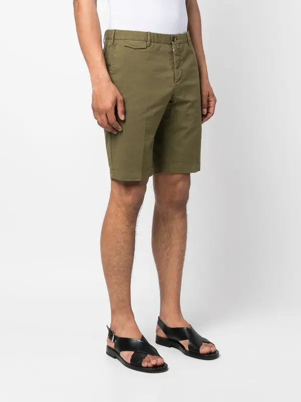 PT TORINO Knee-length Chino Shorts - Green