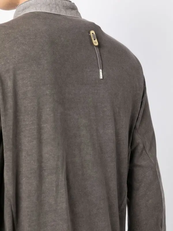 Boris Bidjan Saberi Stand-up-collar Cotton Shirt