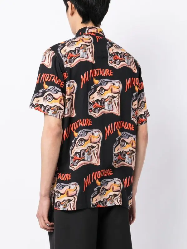 ENDLESS JOY Minotaure Short-sleeve Shirt - Black