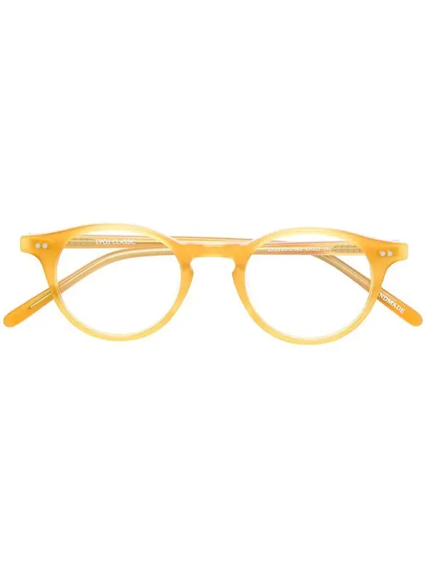 EPOS Round Frame Glasses - Yellow