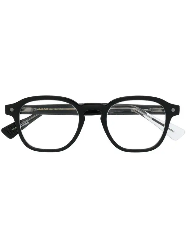 SNOB Square-frame Optical Glasses - Black