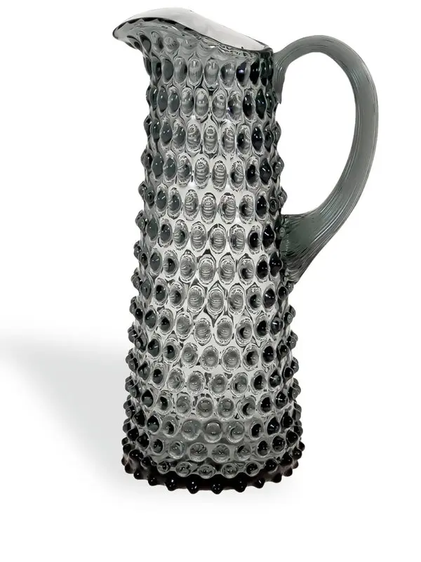 KLIMCHI Hobnail Crystal Tall Jug - Black