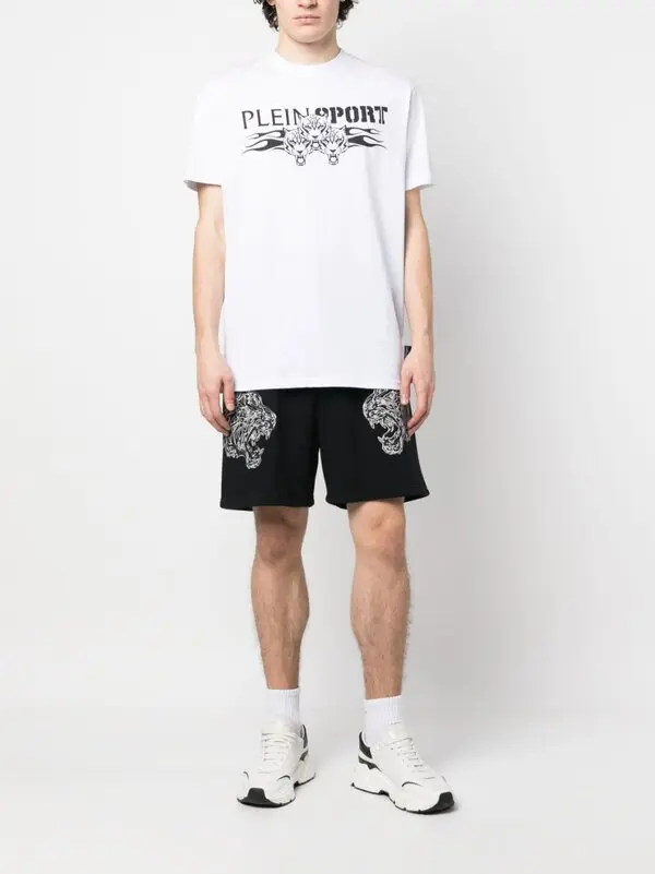 PLEIN SPORT Logo-print T-shirt
