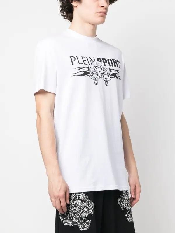 PLEIN SPORT Logo-print T-shirt