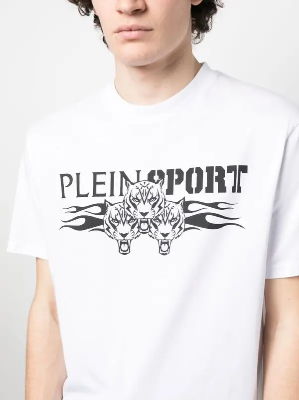 PLEIN SPORT Logo-print T-shirt