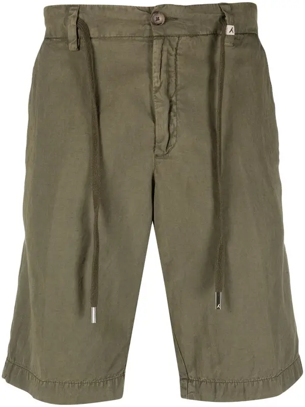 MYTHS Knee-length Lyocell Track Shorts