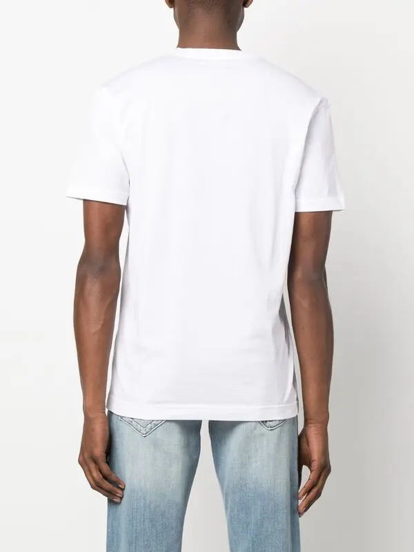 Dolce & Gabbana Plunging V-neck Cotton T-shirt