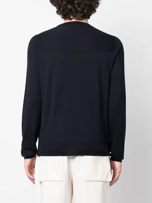 JIL SANDER Crew Neck Jumper - Blue