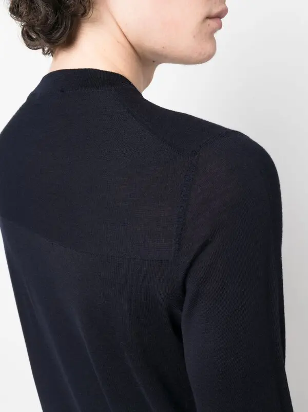JIL SANDER Crew Neck Jumper - Blue