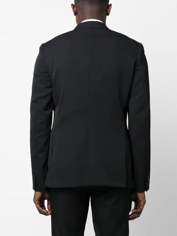 Comme Des Garçons Double-breasted Wool Blazer