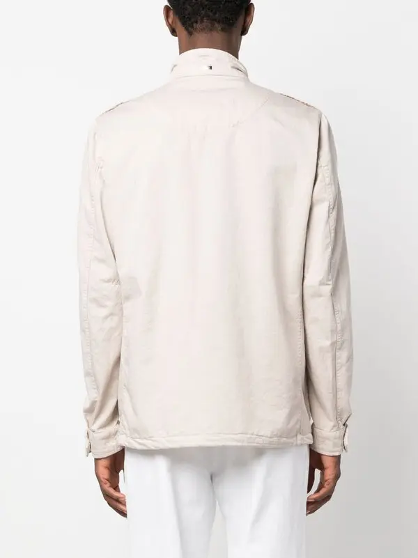 Herno Zip-up Utility Jacket - Neutrals