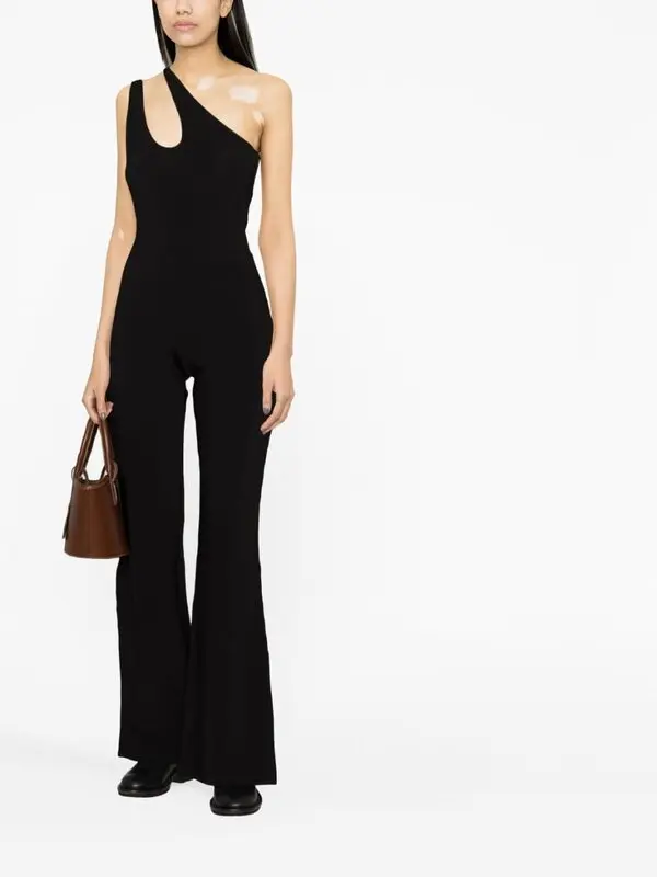 Pinko Cut-out Flared-leg Jumpsuit