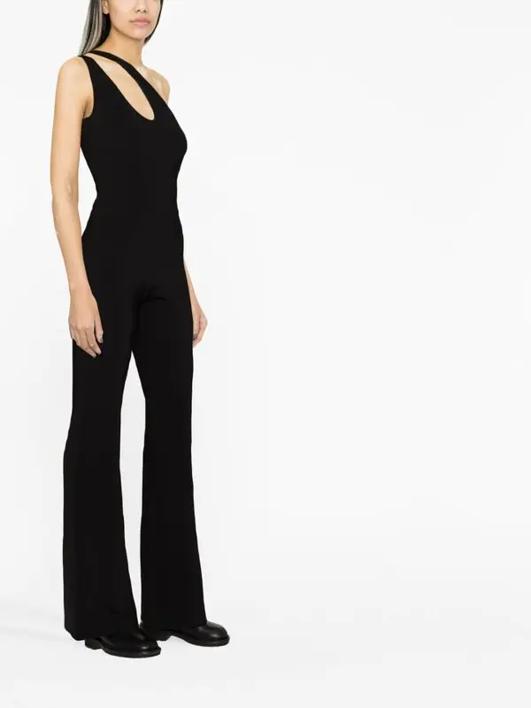 Pinko Cut-out Flared-leg Jumpsuit