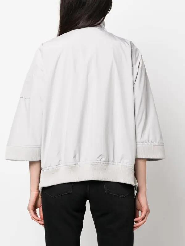 MOORER Wide-sleeve Bomber Jacket