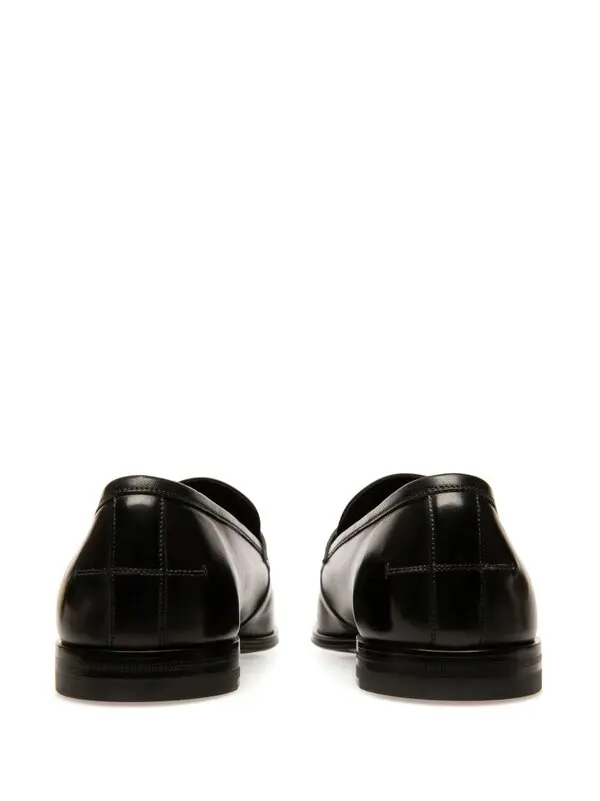 Bally Webb Leather Loafers - Black