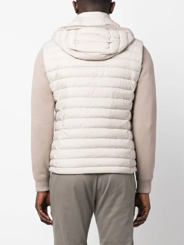 MOORER Padded Bomber Jacket - Neutrals
