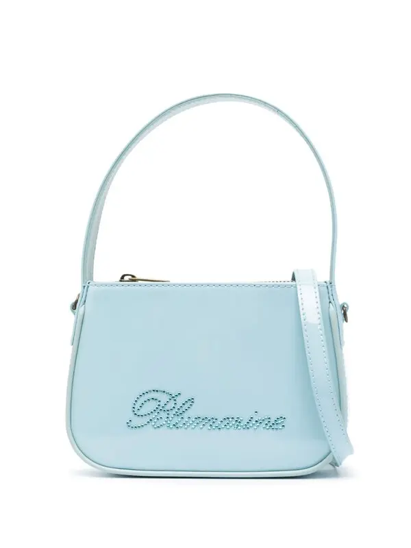 Blumarine Leather Mini Bag - Blue