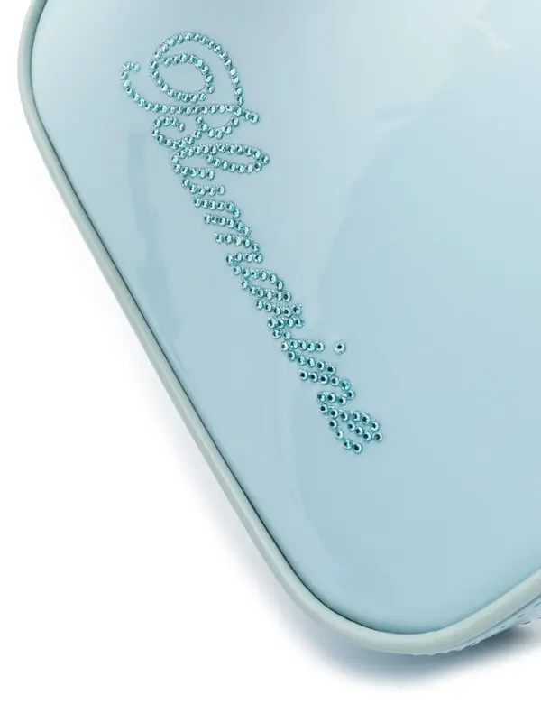 Blumarine Leather Mini Bag - Blue