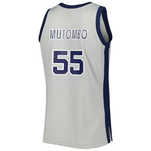 Mitchell & Ness Dikembe Mutombo Georgetown Hoyas 1990/91 Swingman Jersey