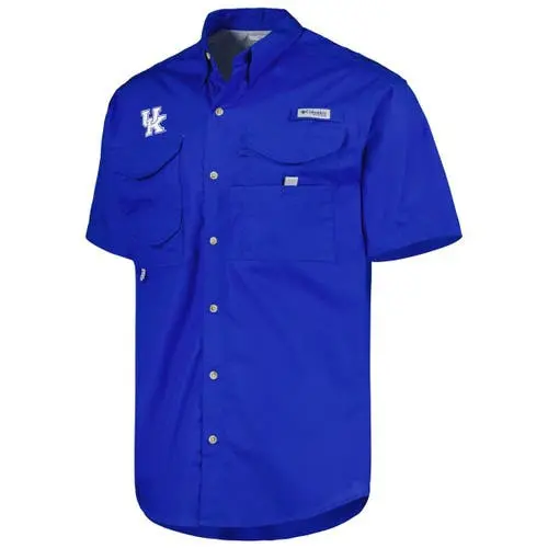 Columbia Kentucky Wildcats Bonehead Button-up Shirt