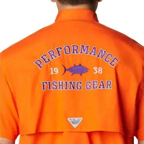 Columbia Clemson Tigers Bonehead Button-up Shirt