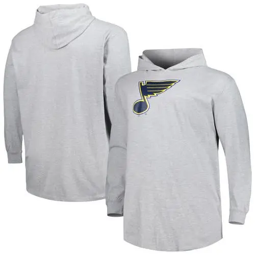Profile St. Louis Blues Big & Tall Pullover Hoodie - Heather Gray