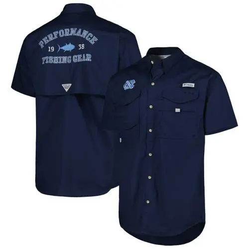 Columbia North Carolina Tar Heels Bonehead Button-up Shirt