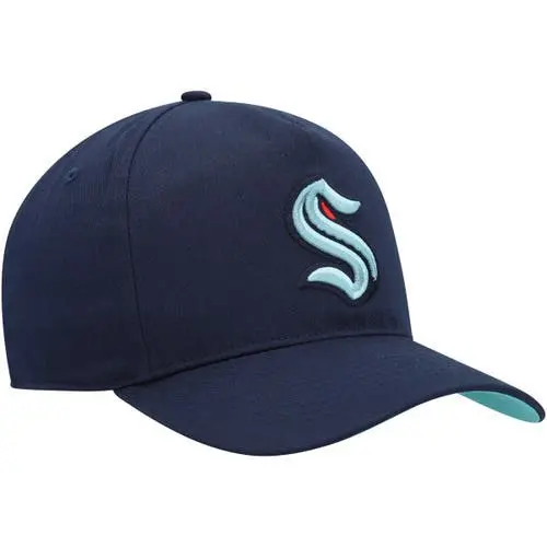 '47 Deep Sea Blue Seattle Kraken Primary Hitch Snapback Hat