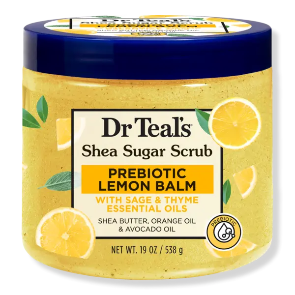 DR TEAL'S Shea Sugar Body Scrub With Prebiotic Lemon Balm And Essential Oils - One-color
