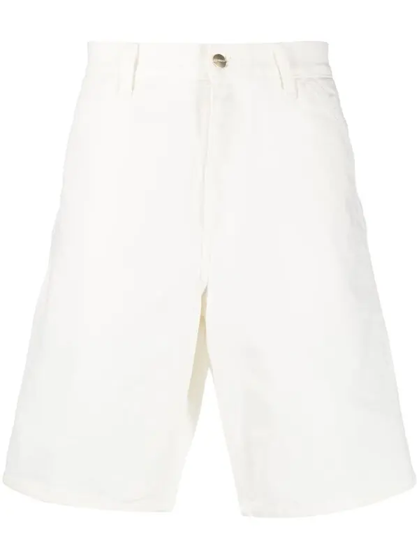 Carhartt Work In Progress Single Knee Bermuda Shorts - White