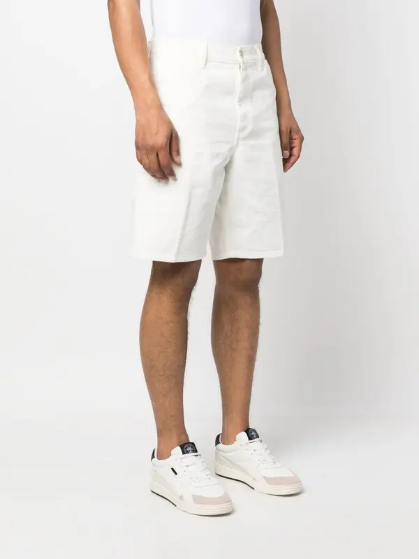 Carhartt Work In Progress Single Knee Bermuda Shorts - White