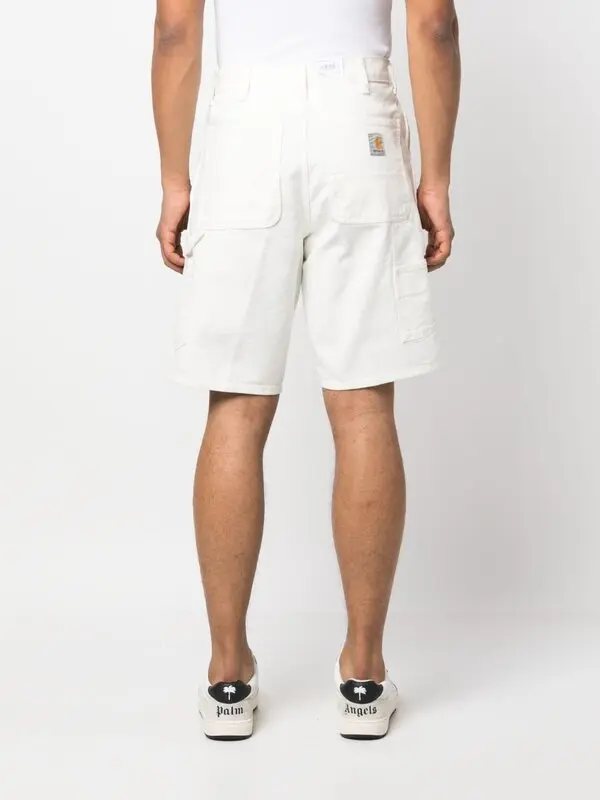 Carhartt Work In Progress Single Knee Bermuda Shorts - White