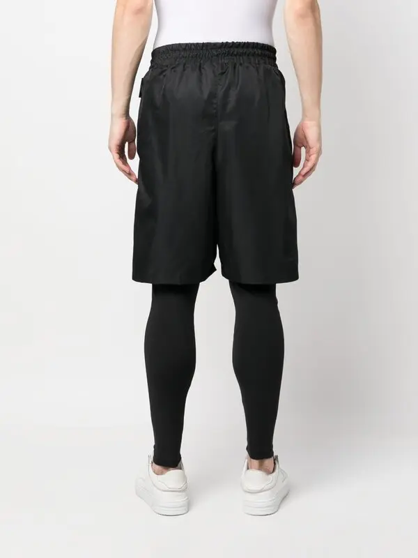 PLEIN SPORT Tiger-print Running Short-pants