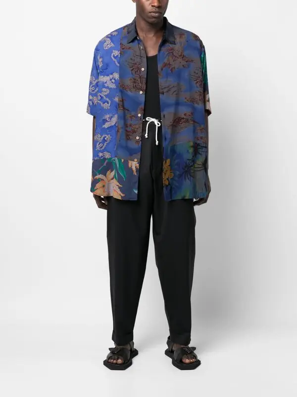 MAGLIANO All-over Graphic-print Patchwork Shirt