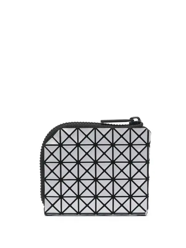 Issey Miyake Geometric-design Wallet - Silver