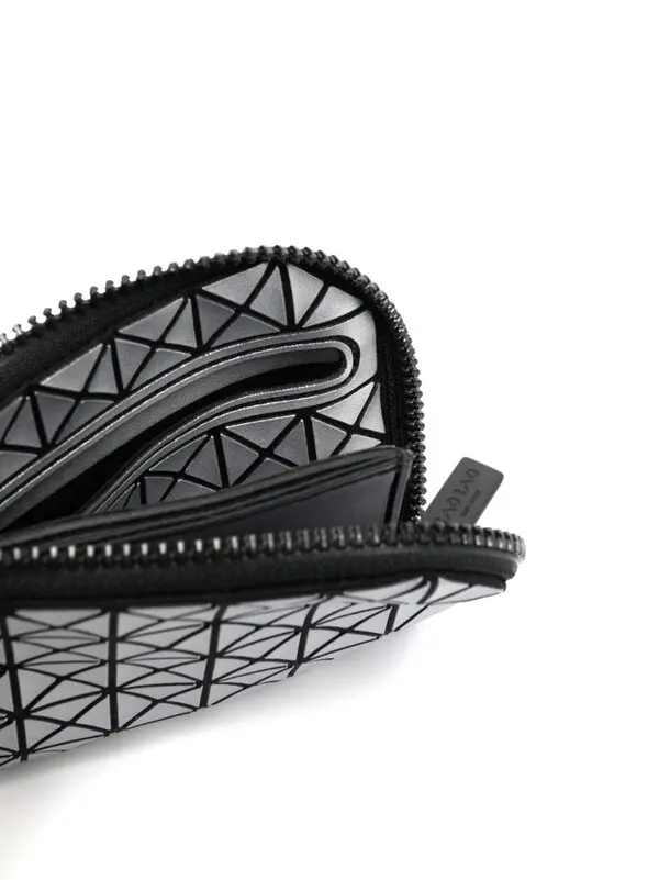 Issey Miyake Geometric-design Wallet - Silver