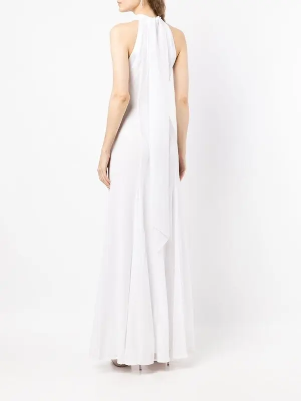 Galvan Fortaleza Draped Gown