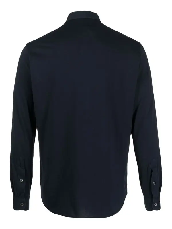 DELL'OGLIO Collarless Polo Shirt