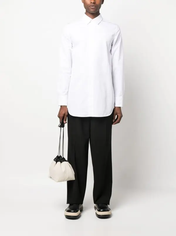 JIL SANDER Long-sleeve Cotton Shirt