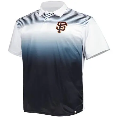 Profile Black San Francisco Giants Big & Tall Sublimated Polo