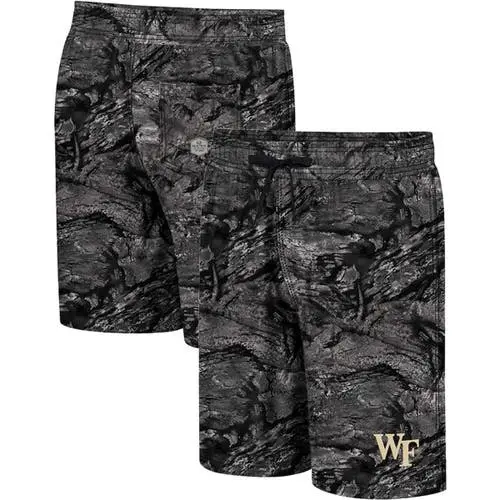 COLOSSEUM Wake Forest Demon Deacons Realtree Aspect Ohana Swim Shorts - Charcoal