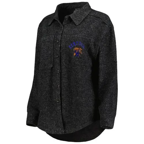GAMEDAY COUTURE Kentucky Wildcats Switch It Up Tri-blend Button-up Shacket