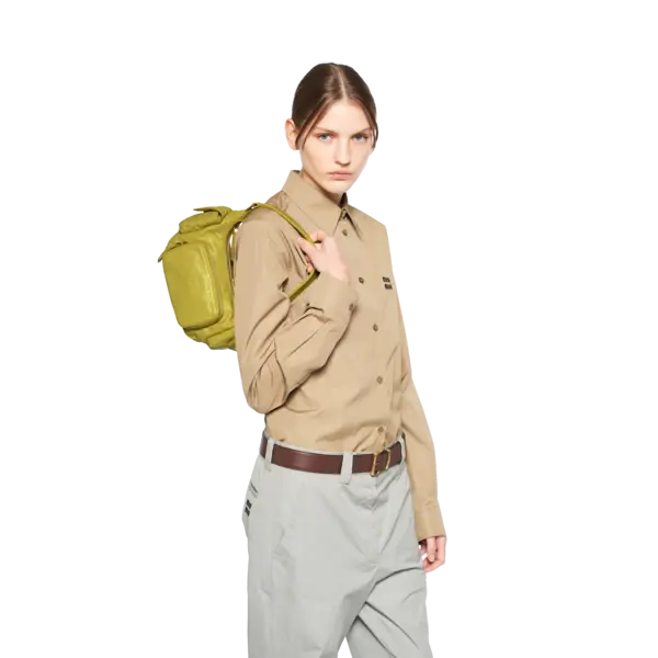 Miu Miu Nappa Leather Pocket Bag