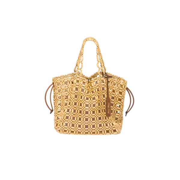 Miu Miu Wood Bead Handbag