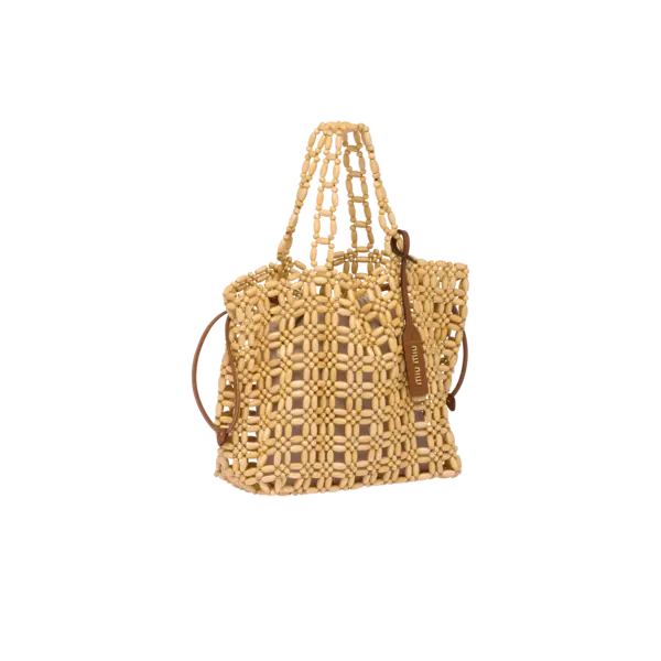 Miu Miu Wood Bead Handbag