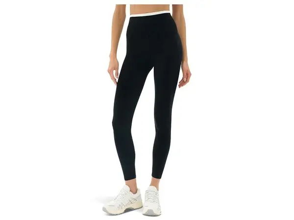 Splits59 Dual High-waist Airweight 7/8 Leggings - Black/creme