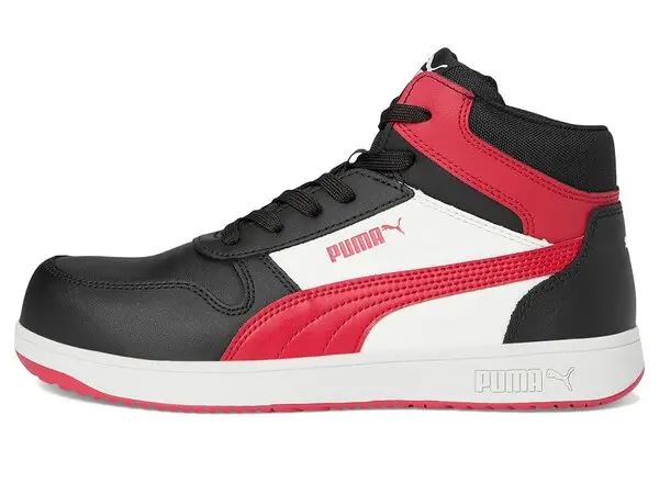 PUMA SAFETY Frontcourt Leather Mid Astm Eh Lace Up Shoes