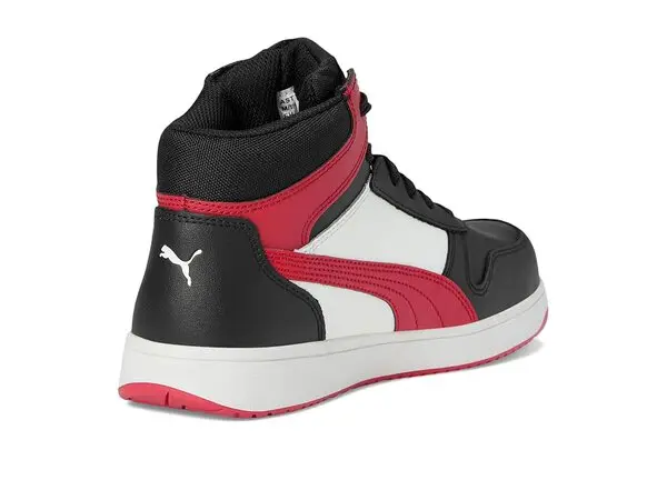 PUMA SAFETY Frontcourt Leather Mid Astm Eh Lace Up Shoes