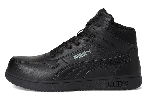 PUMA SAFETY Mid Top Leather Lace-up Work Shoes